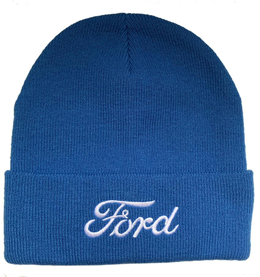 Geniune Ford Blue Beanie – Classic Car Accessories