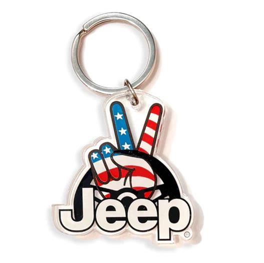 Jeep Wave USA Key Ring – Classic Car Accessories