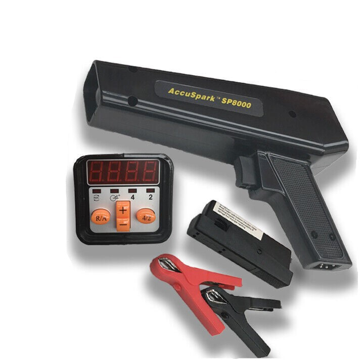 Professional timing light with advance control, digital display - blac ...