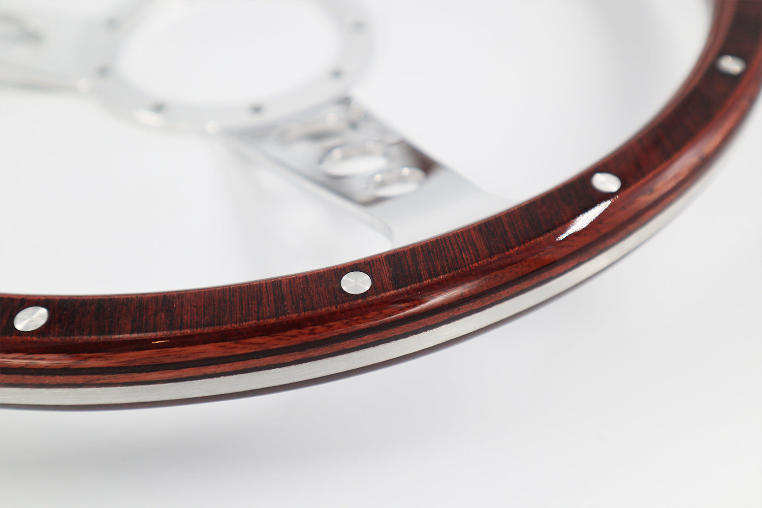 Astrali Classic Woodrim Steering Wheel - Semi Dished – Classic Car ...