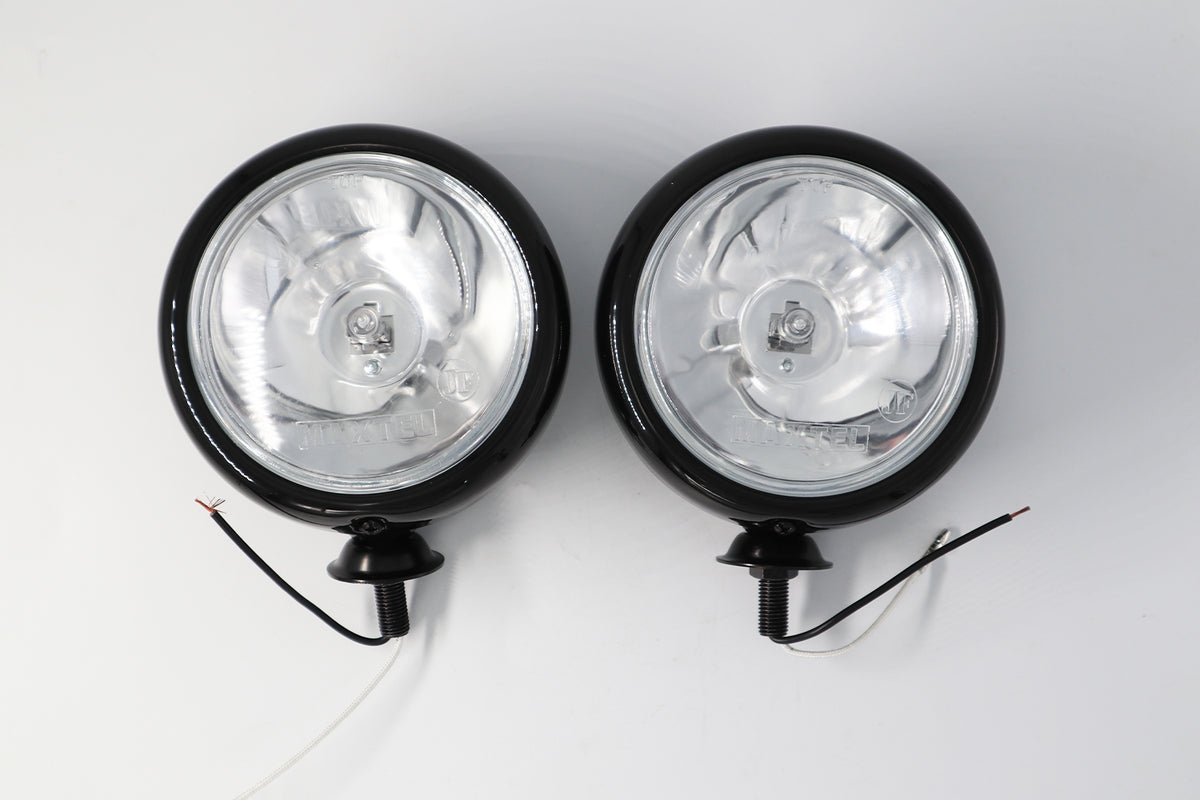 Black 5" Spotlights/Spotlamps For Classic Cars – Classic Car Accessories