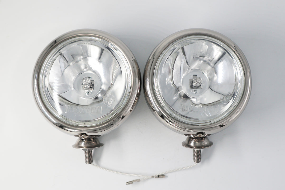 Stainless Steel 5" Spotlights/Spotlamps For Classic Cars – Classic Car ...