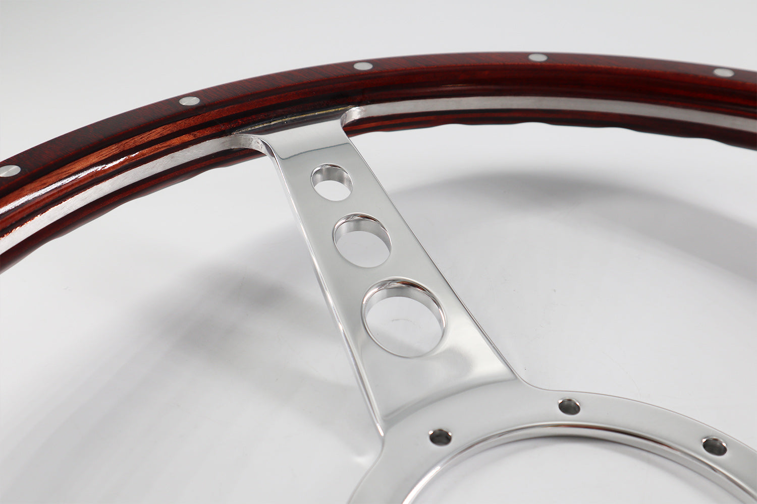 Astrali Classic Woodrim Steering Wheel - Semi Dished – Classic Car ...