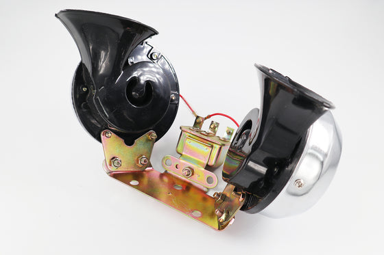 Classic style 12V twin tone horn set – Classic Car Accessories