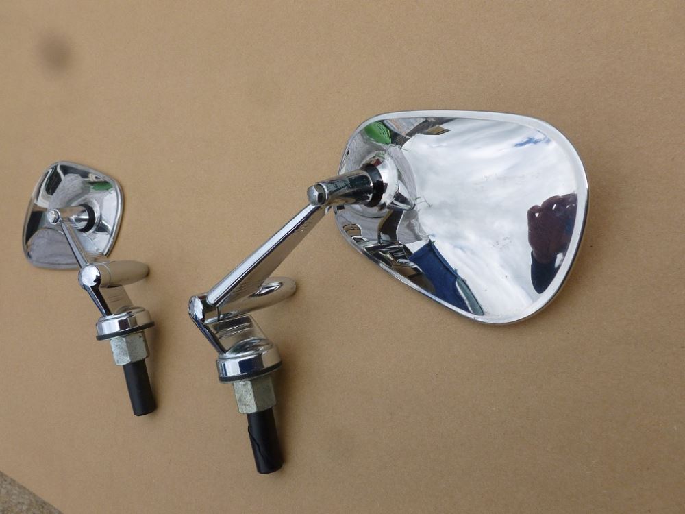 Classic springback guard mirror - Stem S6 – Classic Car Accessories