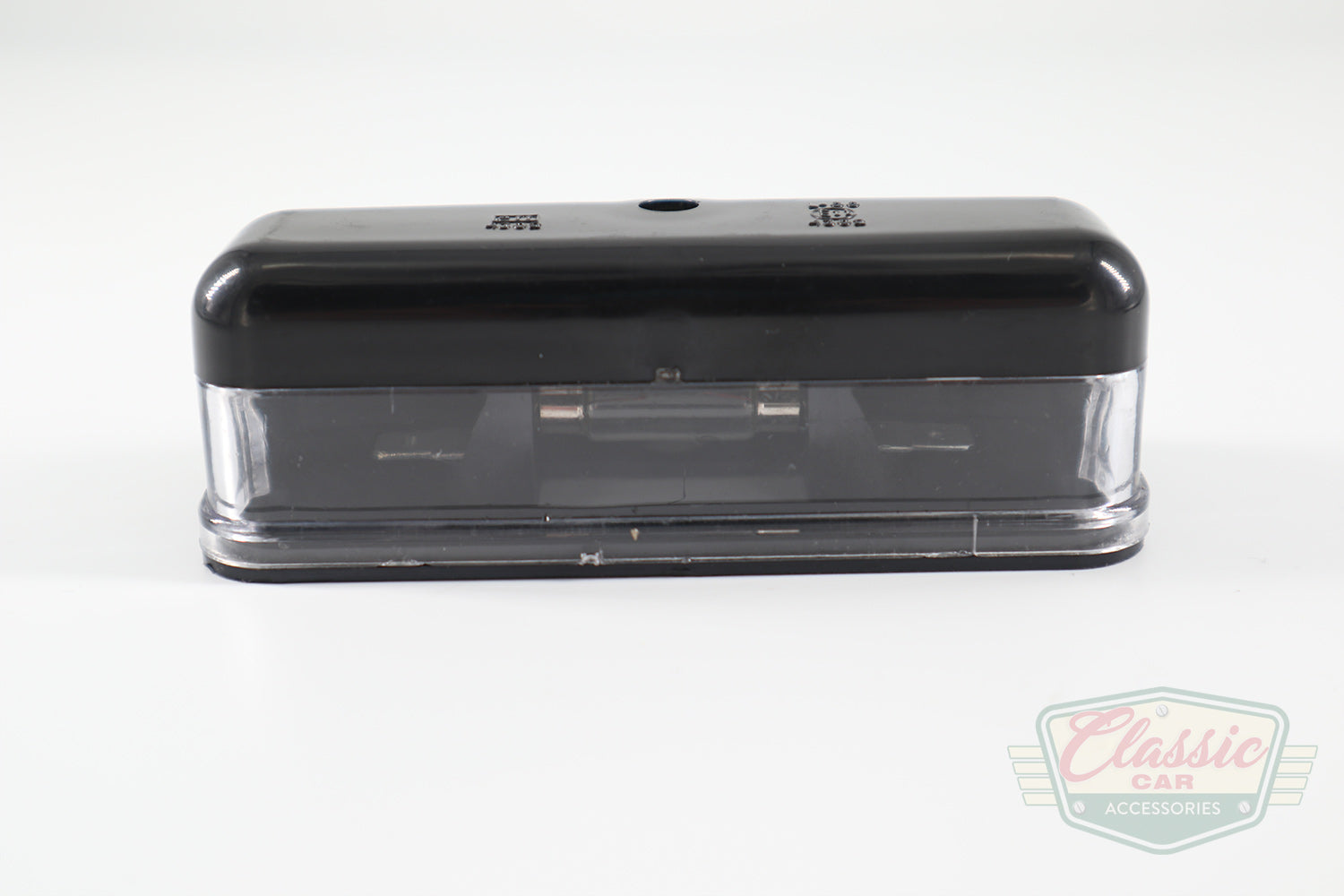 Lucas type Number plate lamp - black – Classic Car Accessories