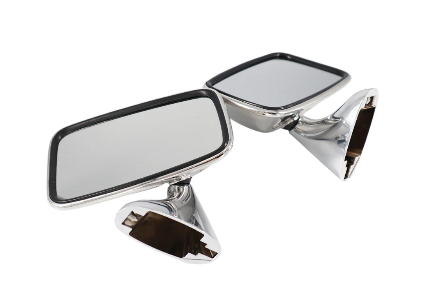 Polished exterior mirrors - Tex – Classic Car Accessories