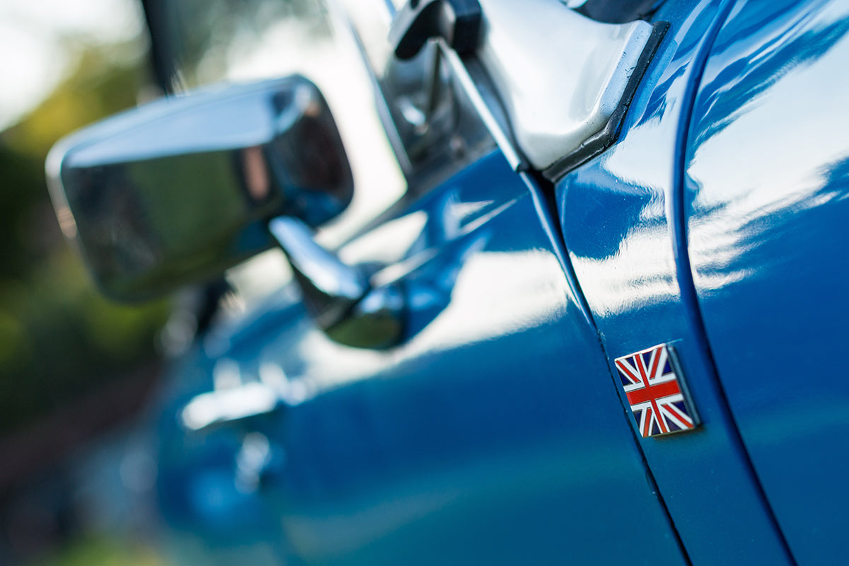 Pair of Union Jack Badges – Classic Car Accessories